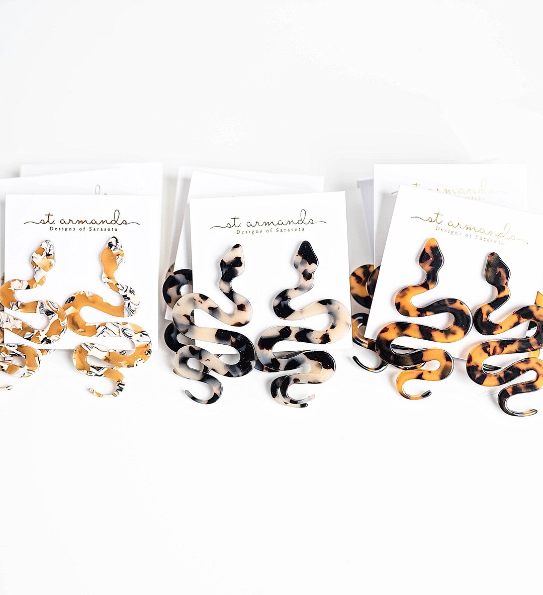 Blonde, Brown, and Yellow Marble Python Drops - Etsy