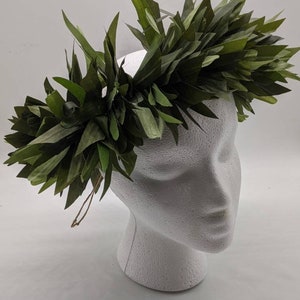 Tahitian Head Hei Ti Leaf Lei (lei Headdress) for Dance Costume ...