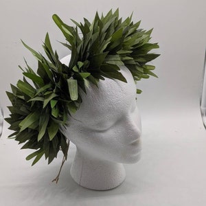 Tahitian Head Hei Ti Leaf Lei (lei Headdress) for Dance Costume ...