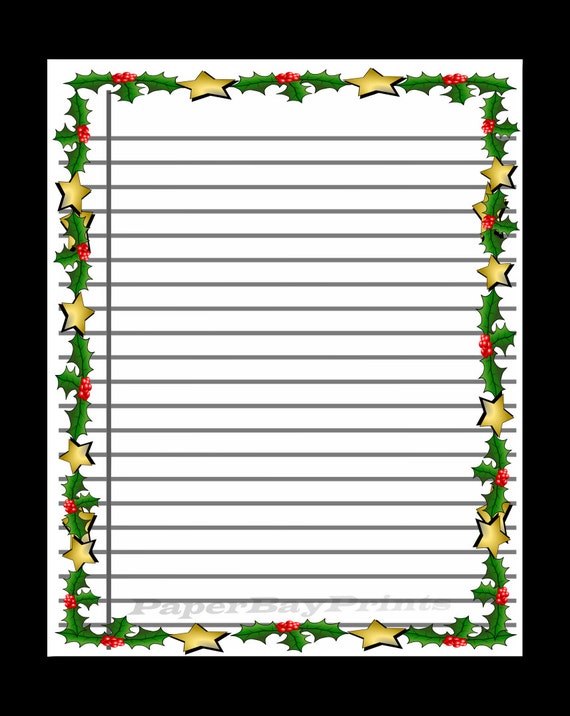 Christmas Border Writing Paper Christmas Border Writing Paper By Christmas Border Writing Paper Christmas Border Writing Paper By