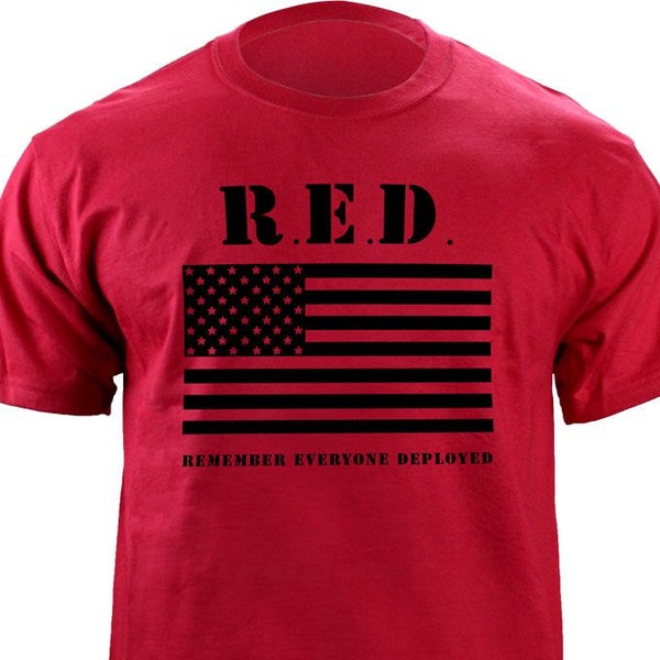 Red Deployment Shirt - Etsy