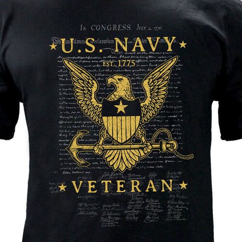 Officially Licensed US Navy Established Veteran Graphic - Etsy