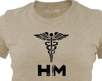 Officially Licensed Navy Hospital Corpsman HM Rating Badge | Etsy