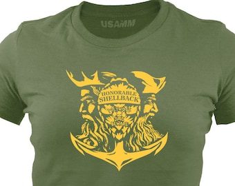 Navy Shellback T Shirt - Etsy