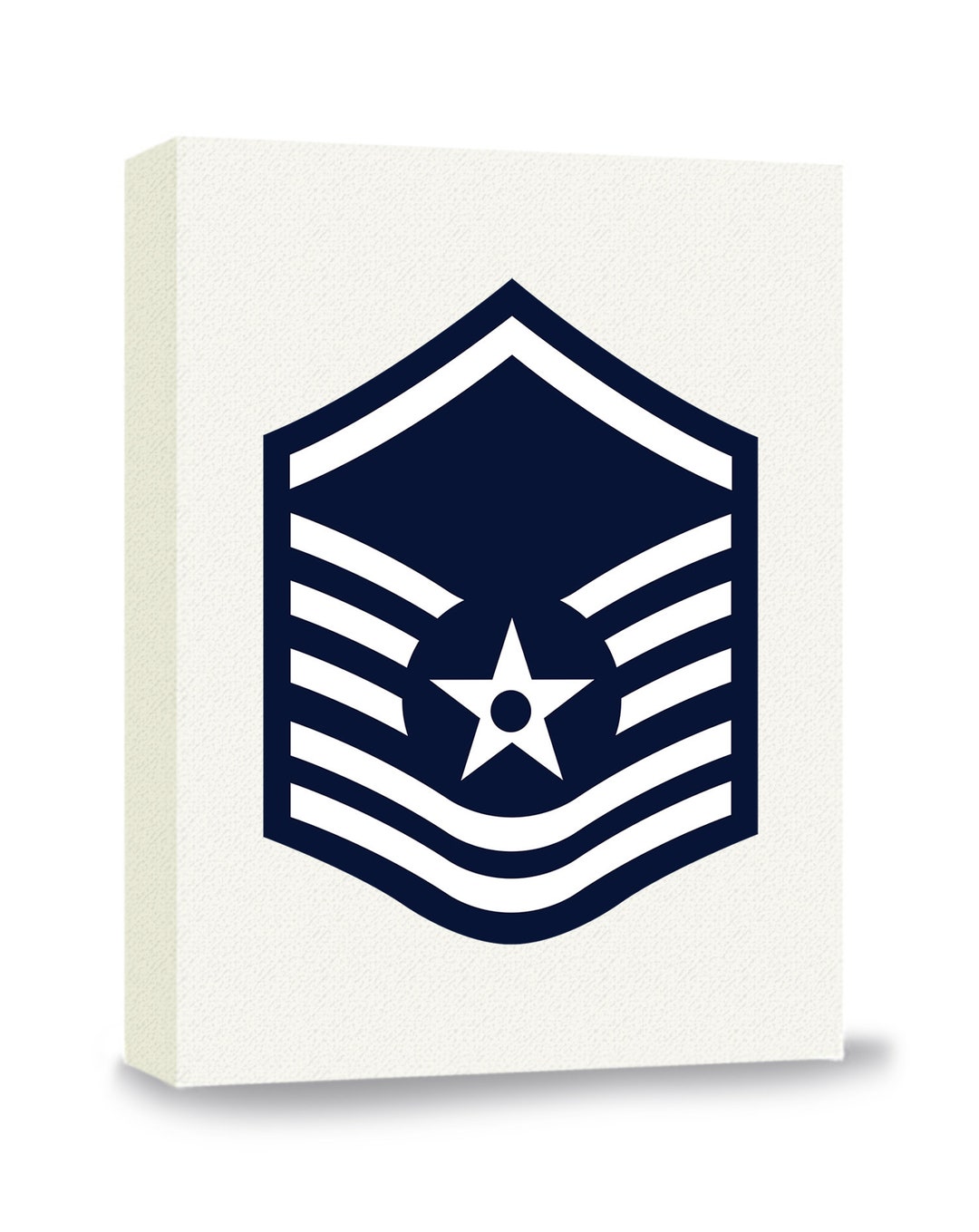 Air Force Master Sergeant Rank Gallery Wrapped Canvas - Etsy