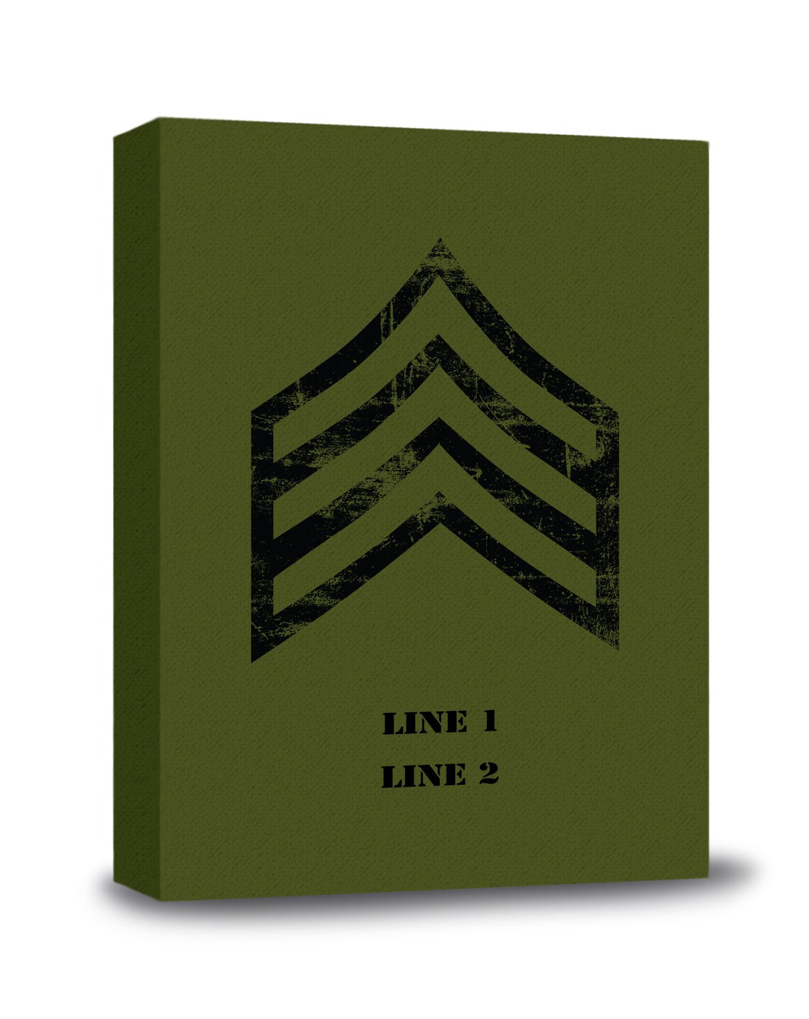 Army E5 Sergeant Rank Customizable Gallery Wrapped Canvas | Etsy
