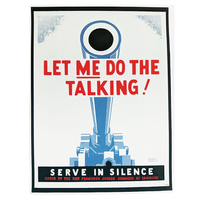 Let Me Do the Talking Screenprinted Poster - Etsy