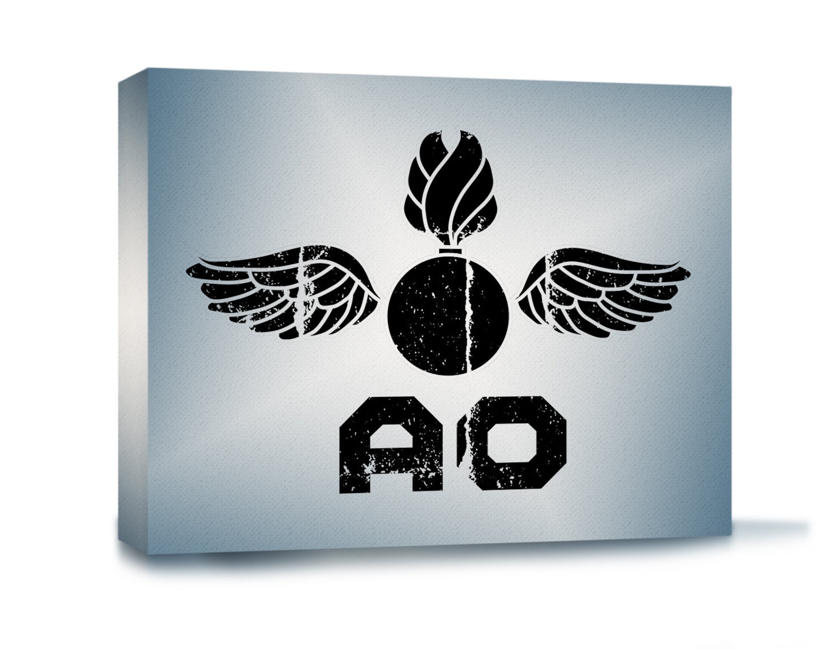 Navy Aviation Ordnanceman (AO) Ratings Badge Gallery Wrapped Canvas - Etsy