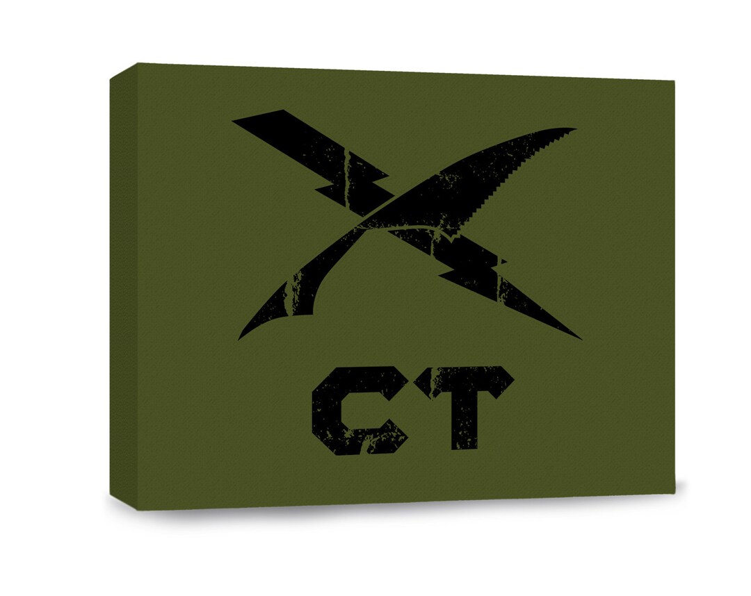Navy Cryptologic Technician (CT) Ratings Badge Gallery Wrapped Canvas ...