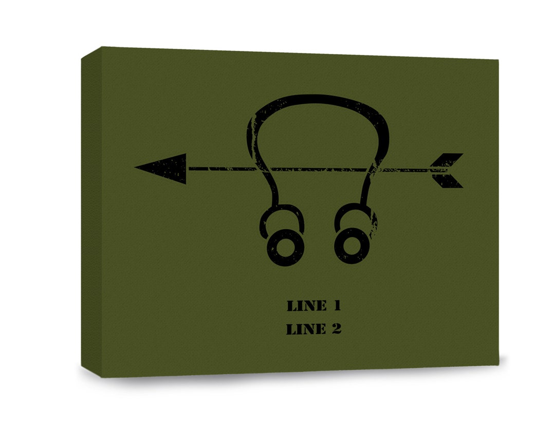 Navy Sonar Technician (ST) Ratings Badge Customizable Gallery Wrapped ...