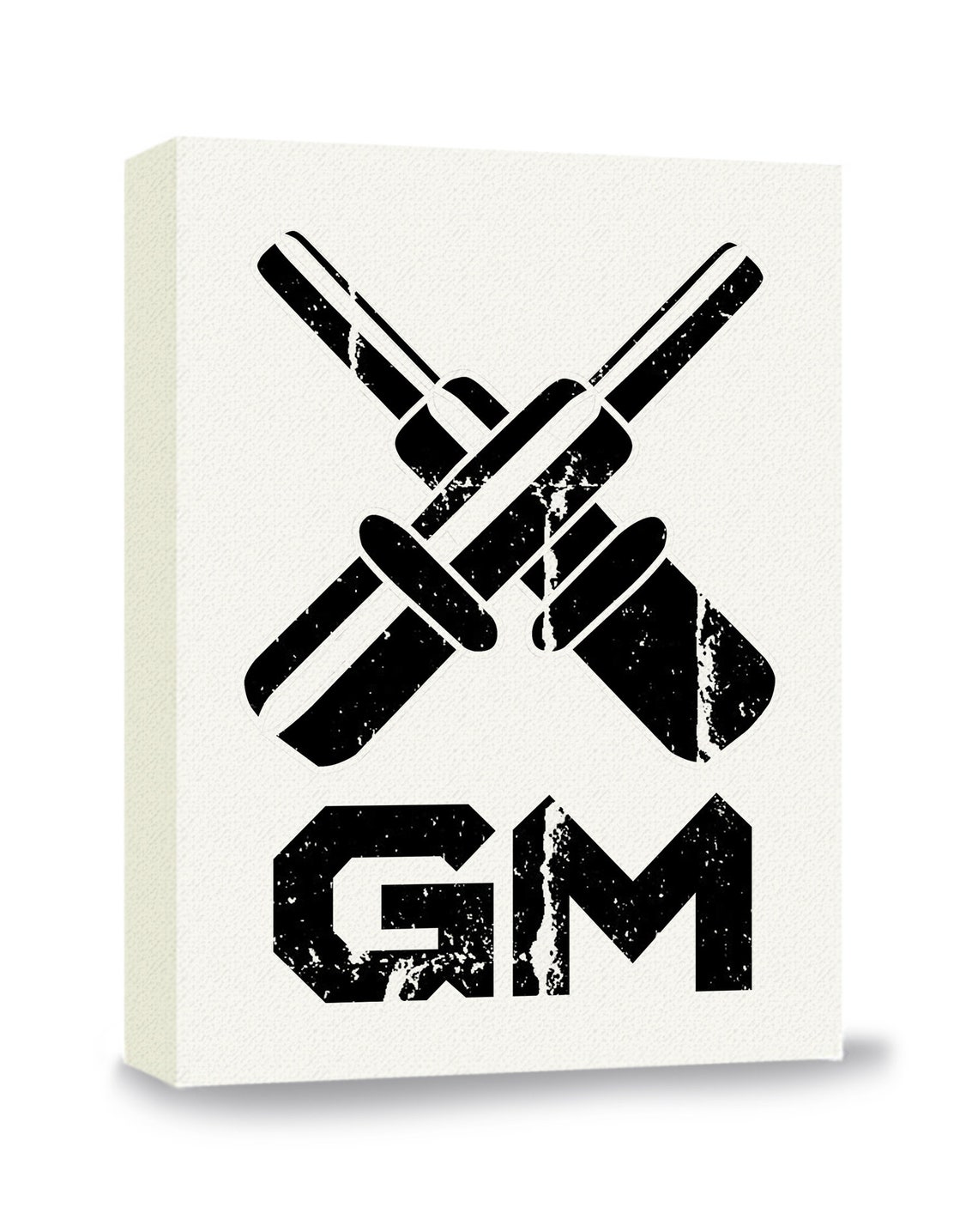 Navy Gunner's Mate (GM) Ratings Badge Gallery Wrapped Canvas - Etsy