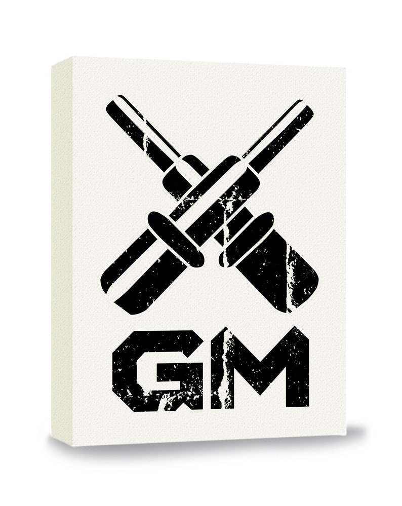 Navy Gunner's Mate GM Ratings Badge Gallery Wrapped - Etsy