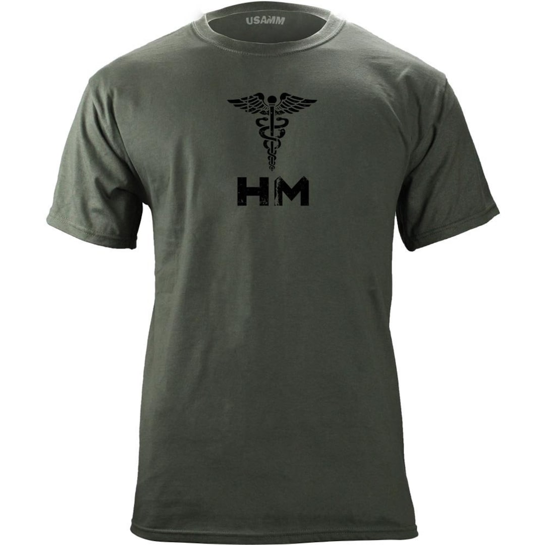 Officially Licensed Navy Hospital Corpsman (HM) Rating Badge T-shirt - Etsy