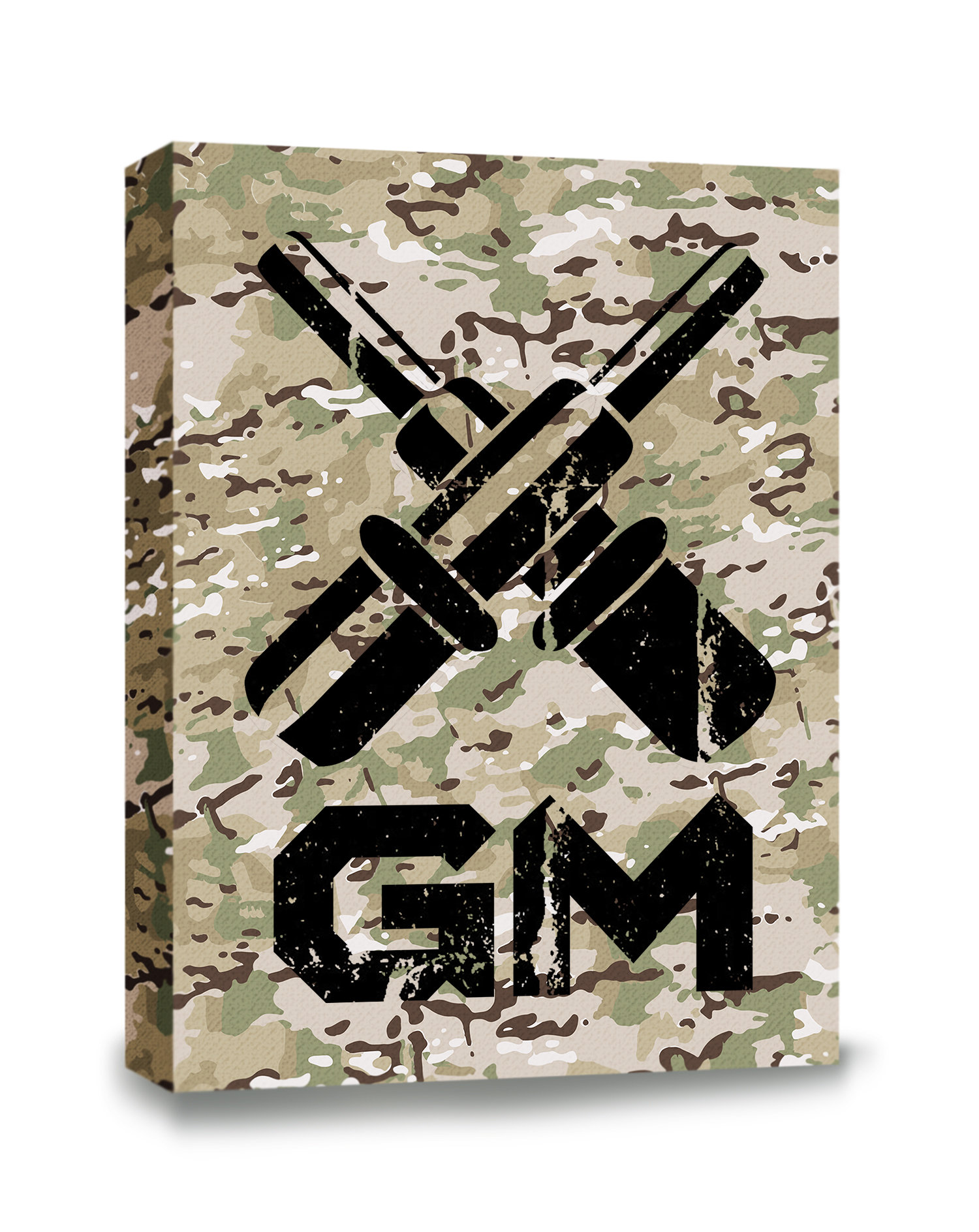 Navy Gunner's Mate GM Ratings Badge Gallery Wrapped | Etsy