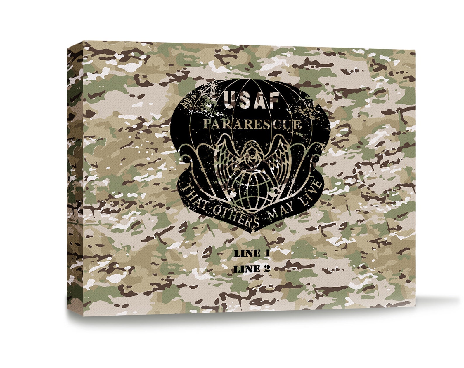 Customizable Air Force Pararescue Badge Gallery Wrapped Canvas - Etsy