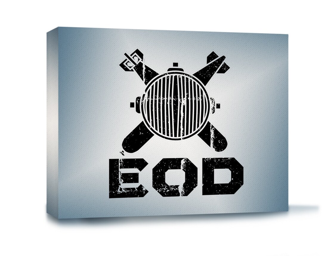 Navy Explosive Ordnance Disposal EOD Ratings Badge Gallery Wrapped ...