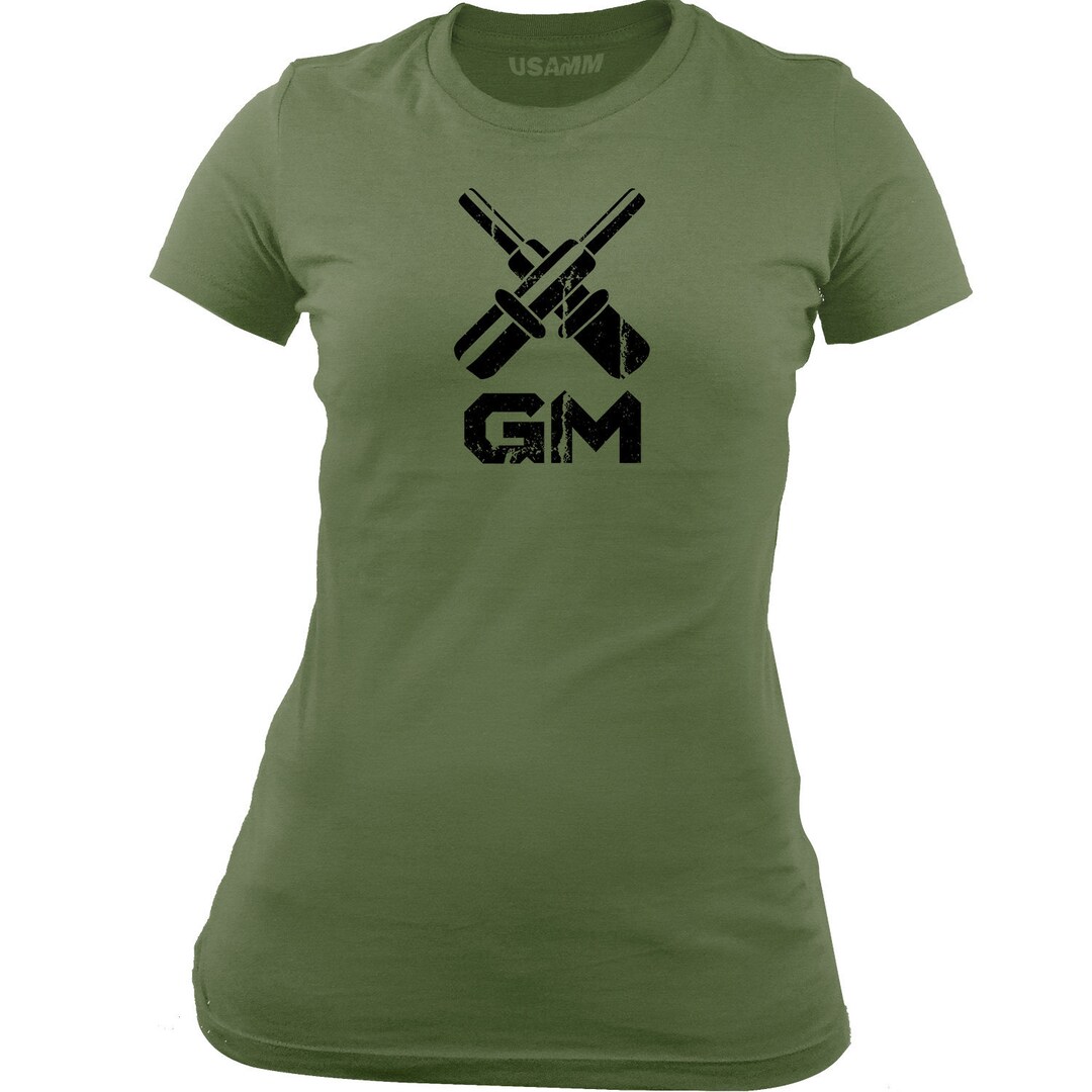 Women's Officially Licensed Navy Gunner's Mate (GM) Rating Badge T ...