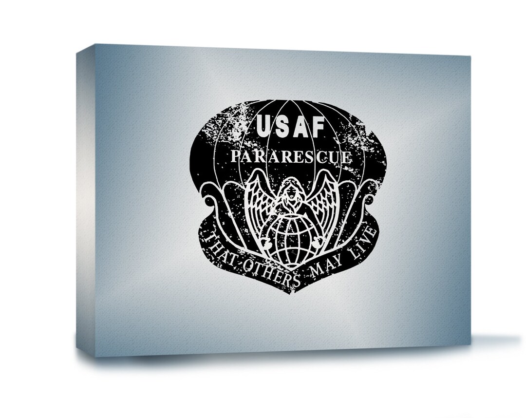 Air Force Pararescue Badge Gallery Wrapped Canvas - Etsy