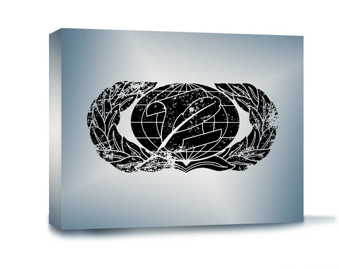 Air Force Information Management Badge Gallery Wrapped Canvas - Etsy