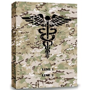 Navy Hospital Corpsman (HM) Ratings Badge Customizable Gallery Wrapped ...