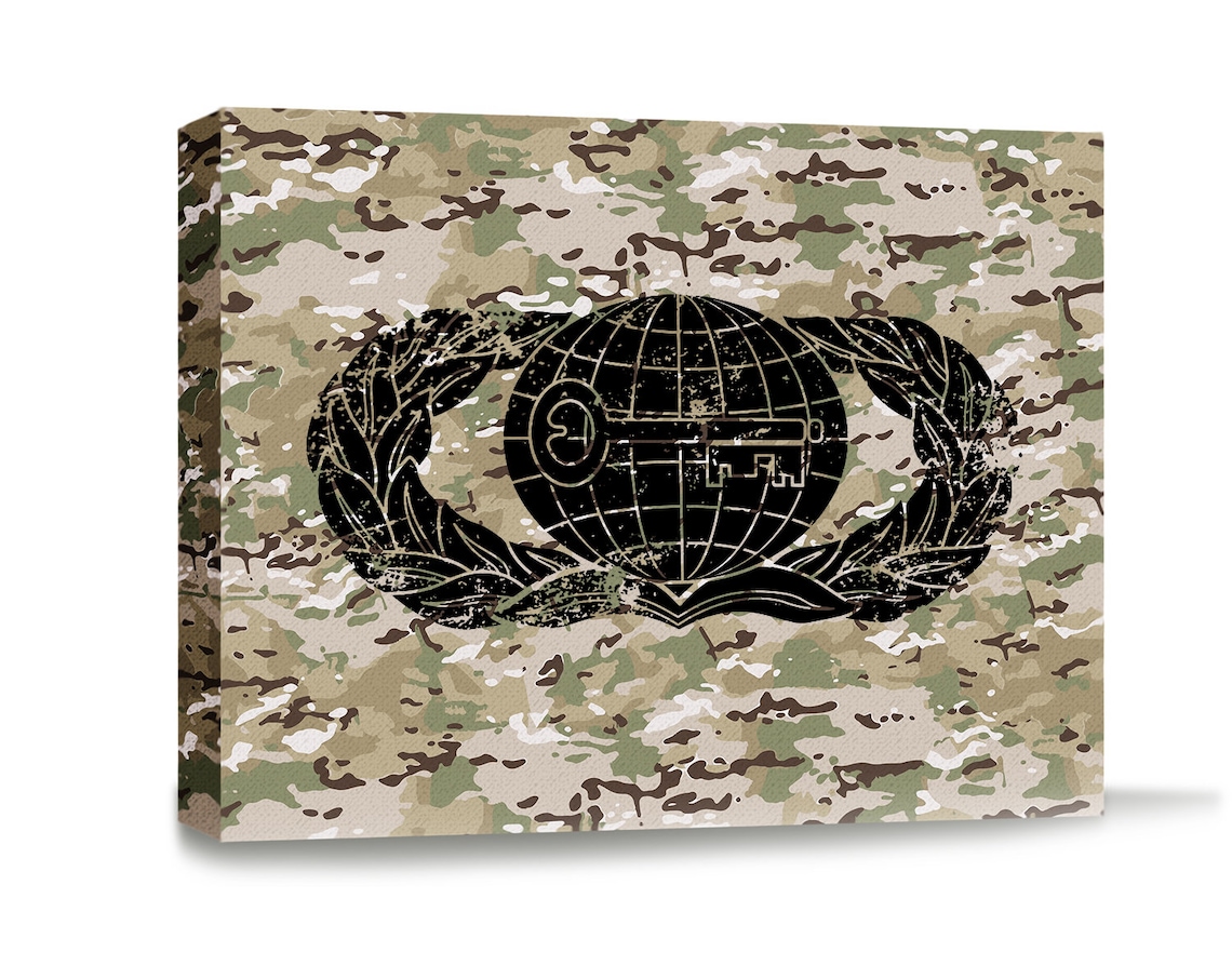 Air Force Intelligence Badge Gallery Wrapped Canvas - Etsy