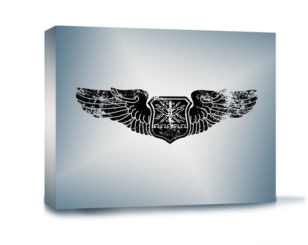 Air Force Navigator Badge Gallery Wrapped Canvas - Etsy