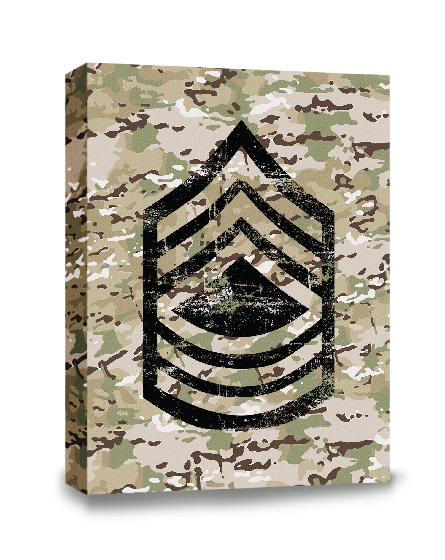 Army E8 Master Sergeant Rank Gallery Wrapped Canvas - Etsy
