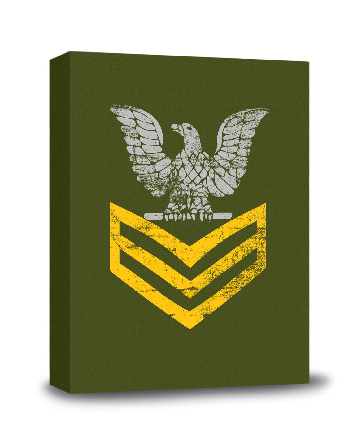 Navy E6 Petty Officer First Class Rank Gallery Wrapped Canvas | Etsy