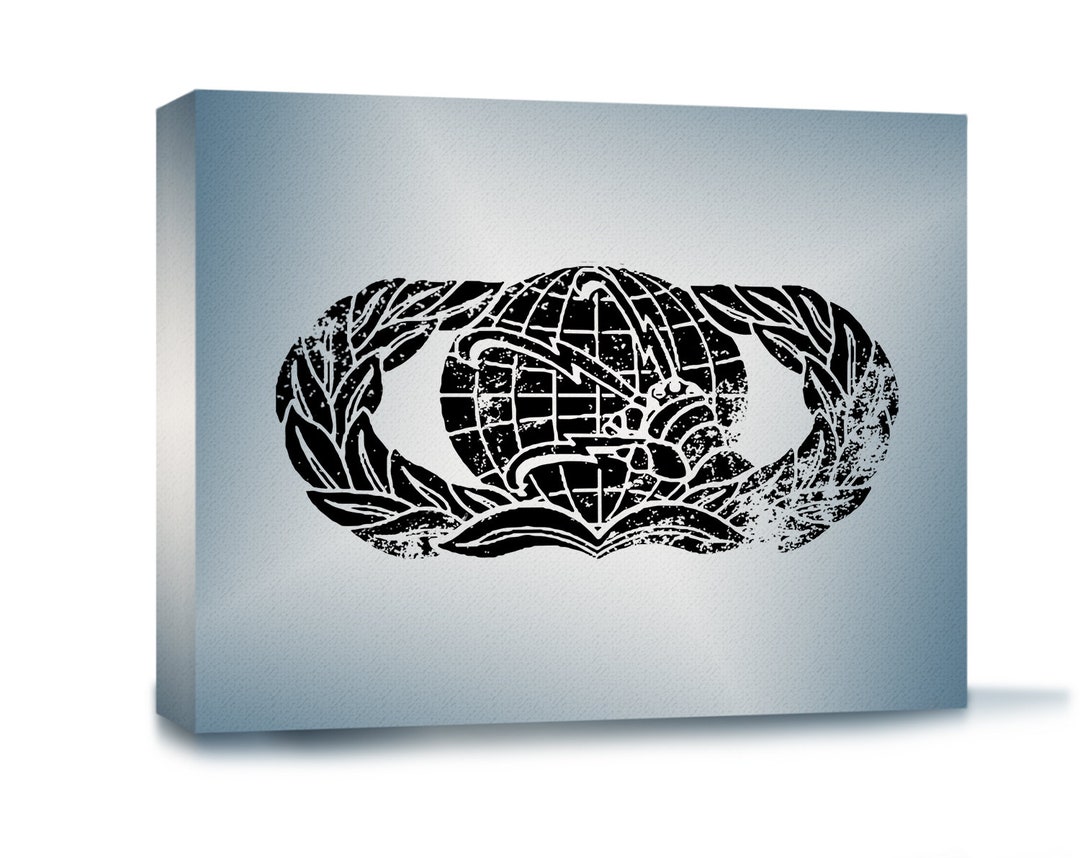 Air Force Communications and Information Badge Gallery Wrapped Canvas ...