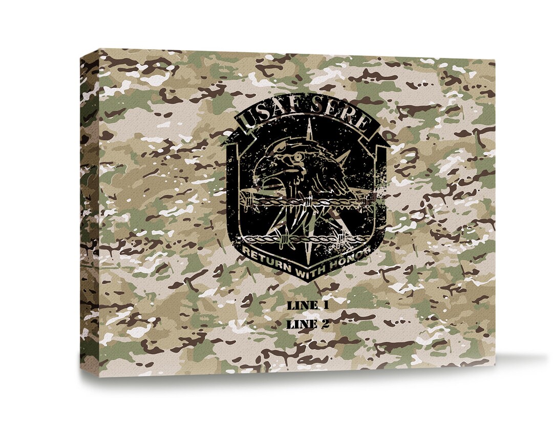 Customizable Air Force SERE Badge Gallery Wrapped Canvas - Etsy