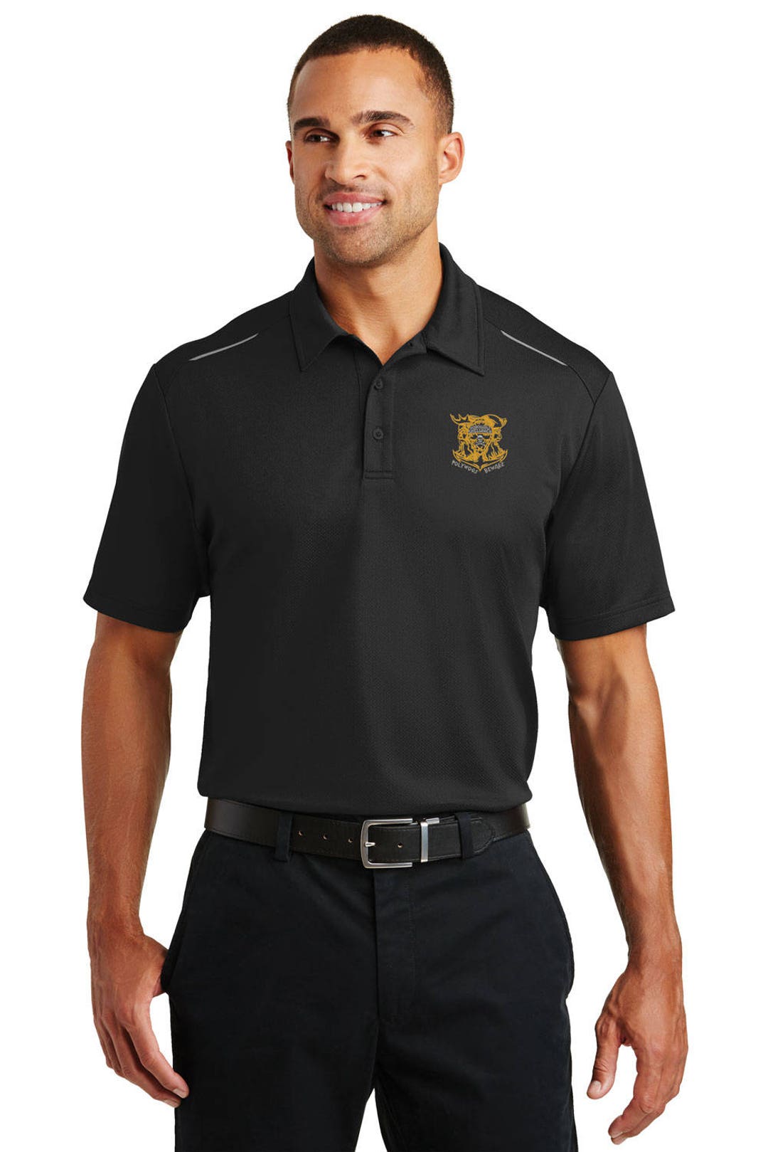 Honorable Shellback Embroidered Performance Golf Polo - Etsy
