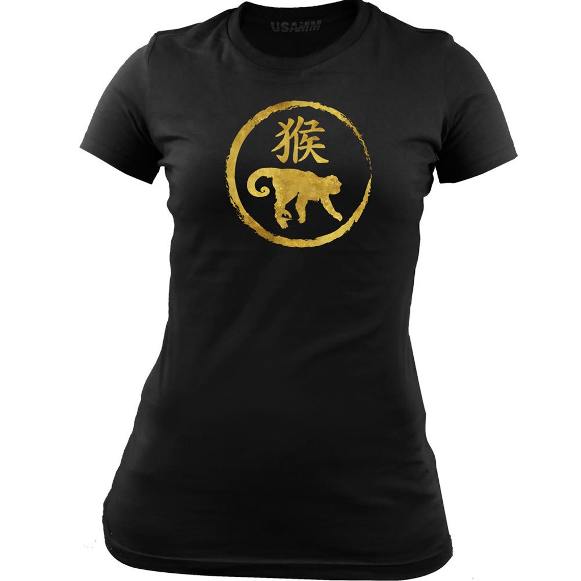 Ladies Original Chinese Zodiac Monkey T-Shirt | Etsy