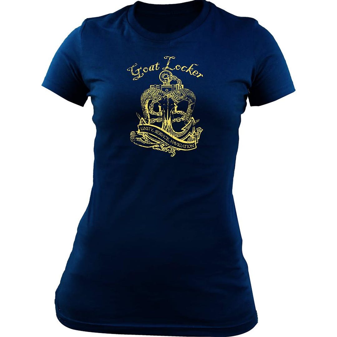 Women's Navy Goat Locker Chief CPO T-shirt - Etsy