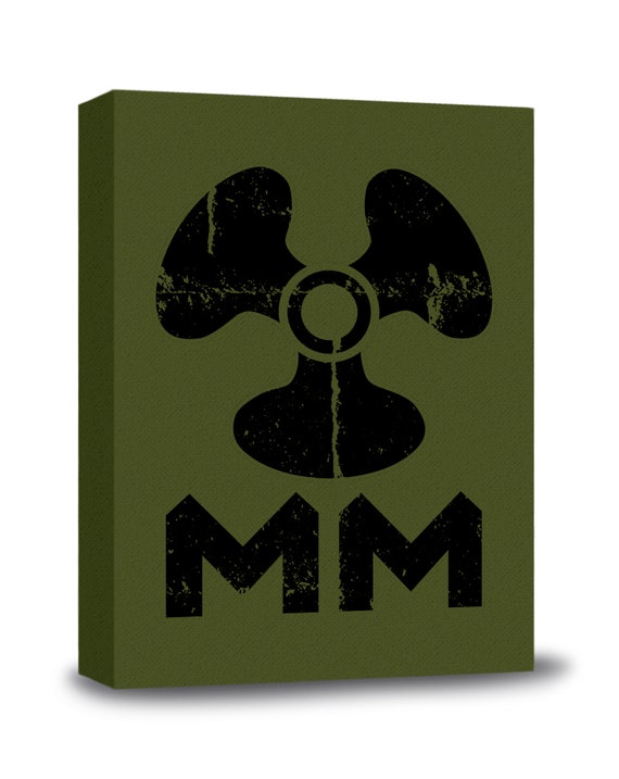 Navy Machinist's Mate MM Ratings Badge Gallery Wrapped | Etsy