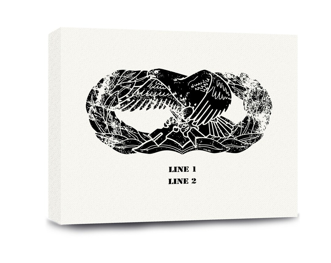 Customizable Air Force Maintenance Badge Gallery Wrapped Canvas - Etsy