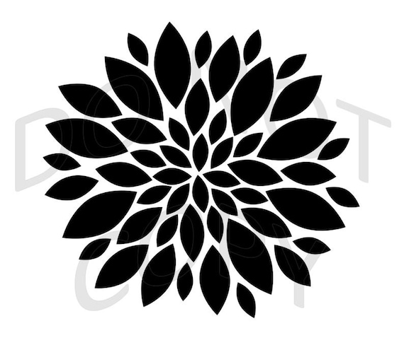 Chrysanthemum Stencil