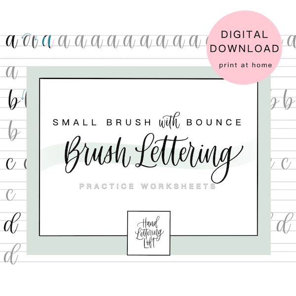Brush Lettering - Etsy