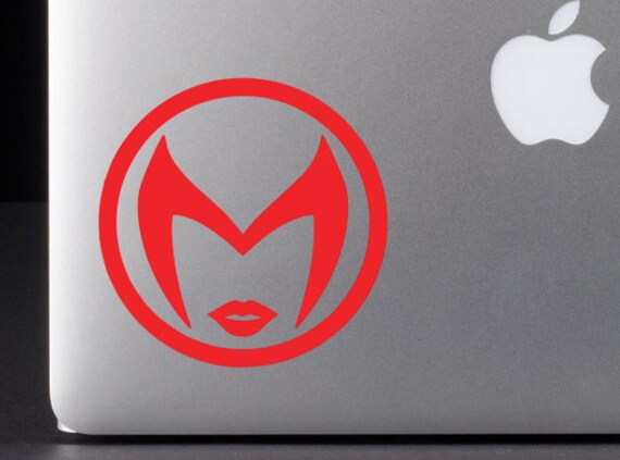 Scarlet Witch Logo Vinyl Decal/Bumper Sticker Marvel Comics | Etsy