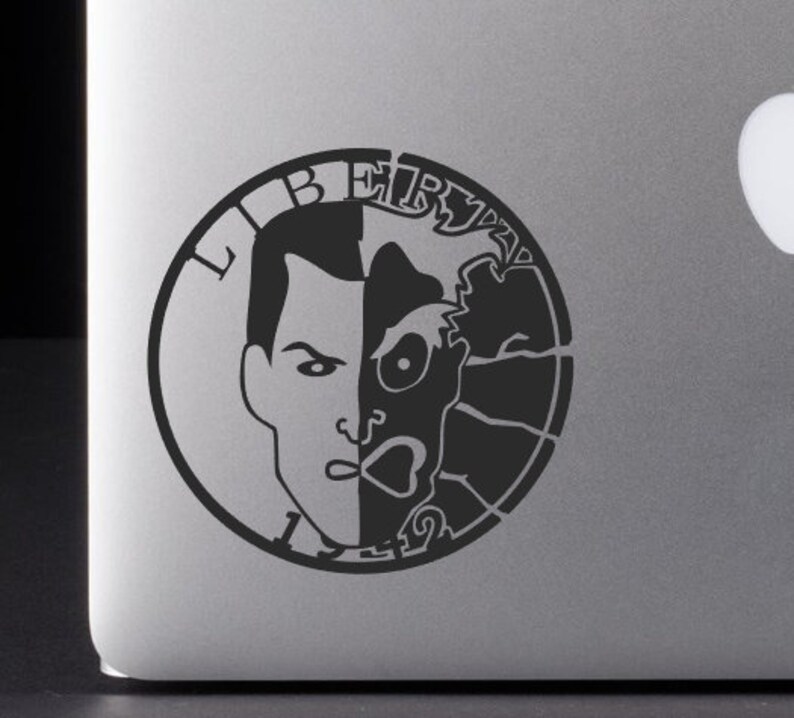 Two Face Animated Vinyl Decal/Bumper Sticker DC Comics | Etsy