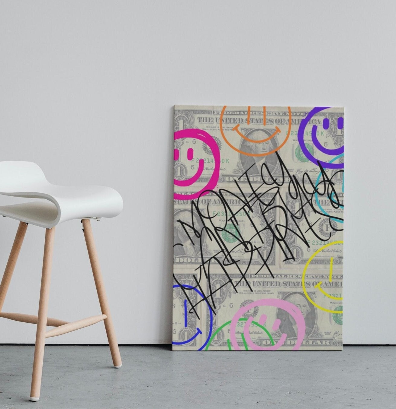 Graffiti Smiley Face Drawing