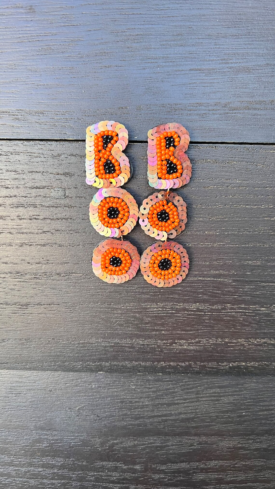 Boo Seed Bead Earrings Halloween Jewelry for Women Seed Bead Drop ...
