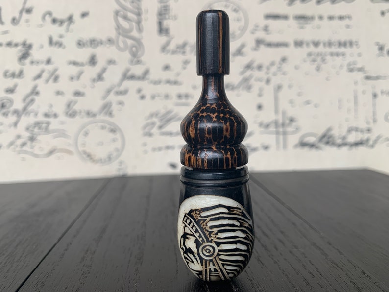 Native American Indian Chief Smoking Pipe Handmade Tagua and - Etsy