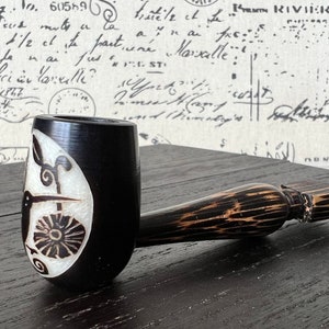 Hummingbird and Flower Smoking Pipe Handcrafted Smoking Bowl Handmade ...