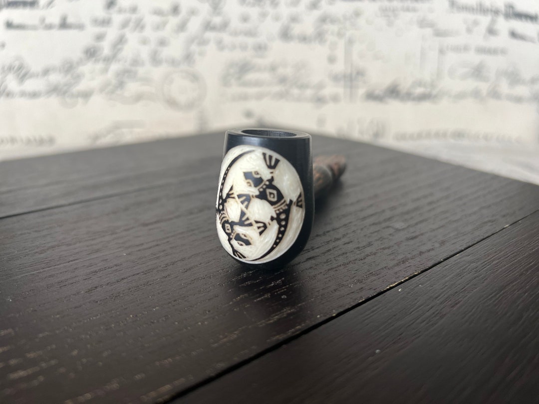 Smoking Lizard Pipe Handcrafted Smoking Pipe Handmade Tagua Nut and ...