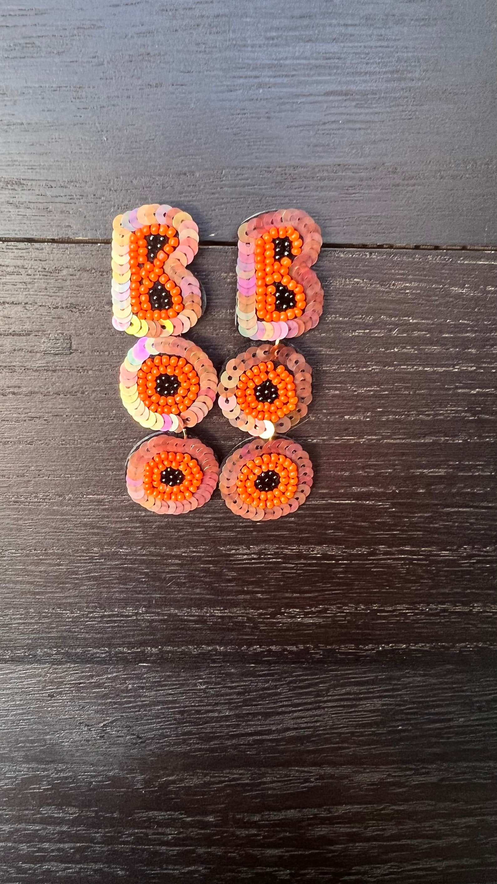 Boo Seed Bead Earrings Halloween Jewelry for Women Seed Bead Drop ...