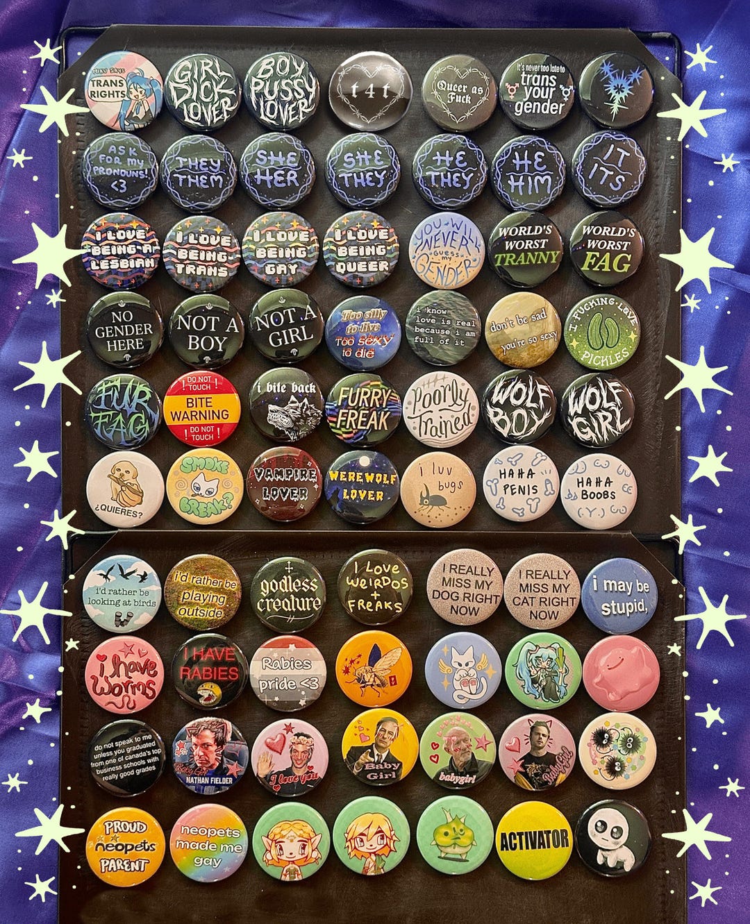 Misc. Silly Meme Buttons 1.5" || Funny Gifts - Etsy