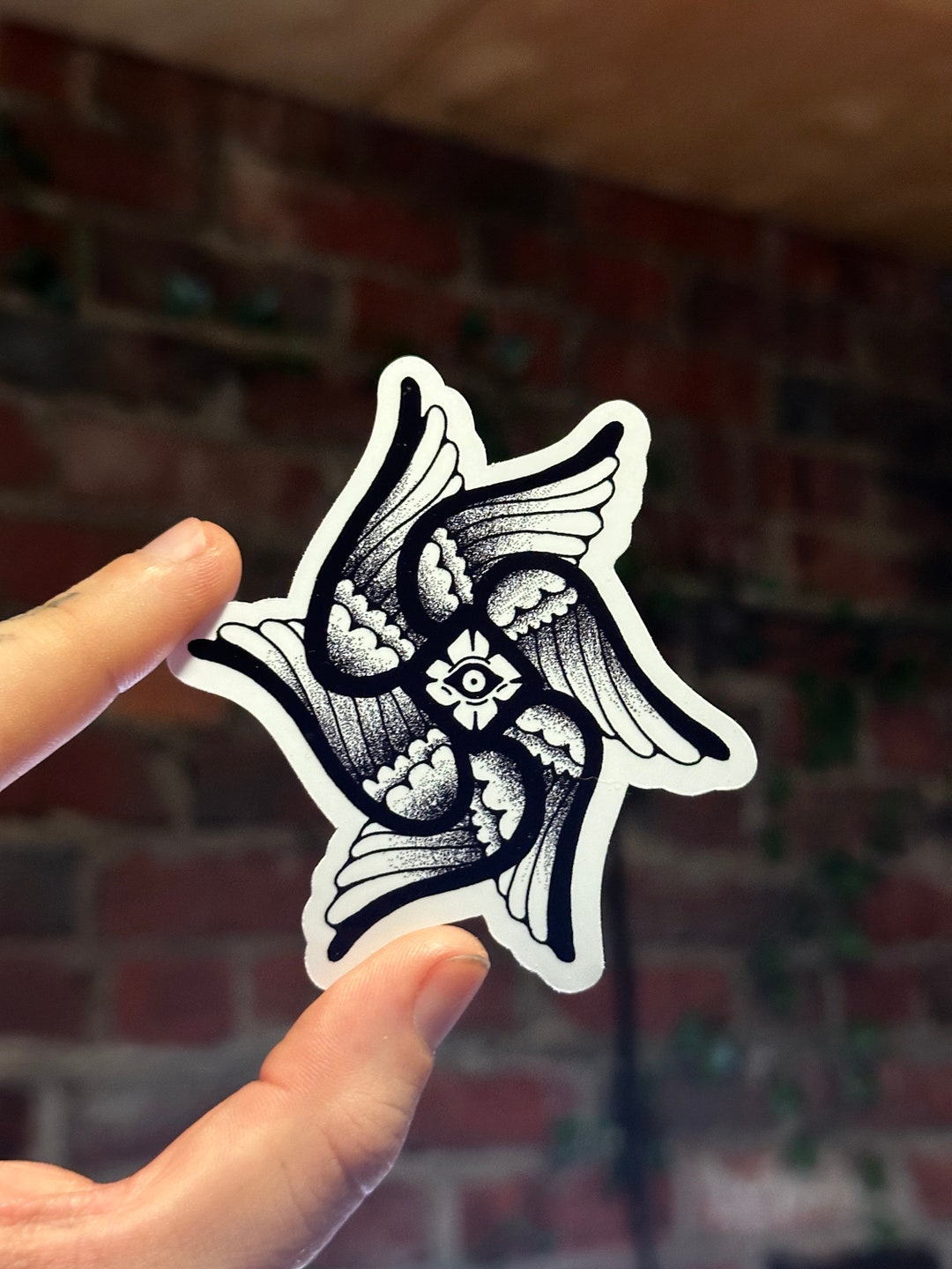 Seraphim Sticker | Biblically Accurate Angel - Etsy