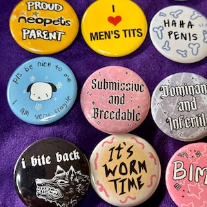 Misc. Silly Meme Buttons 1.5" || Funny Gifts - Etsy