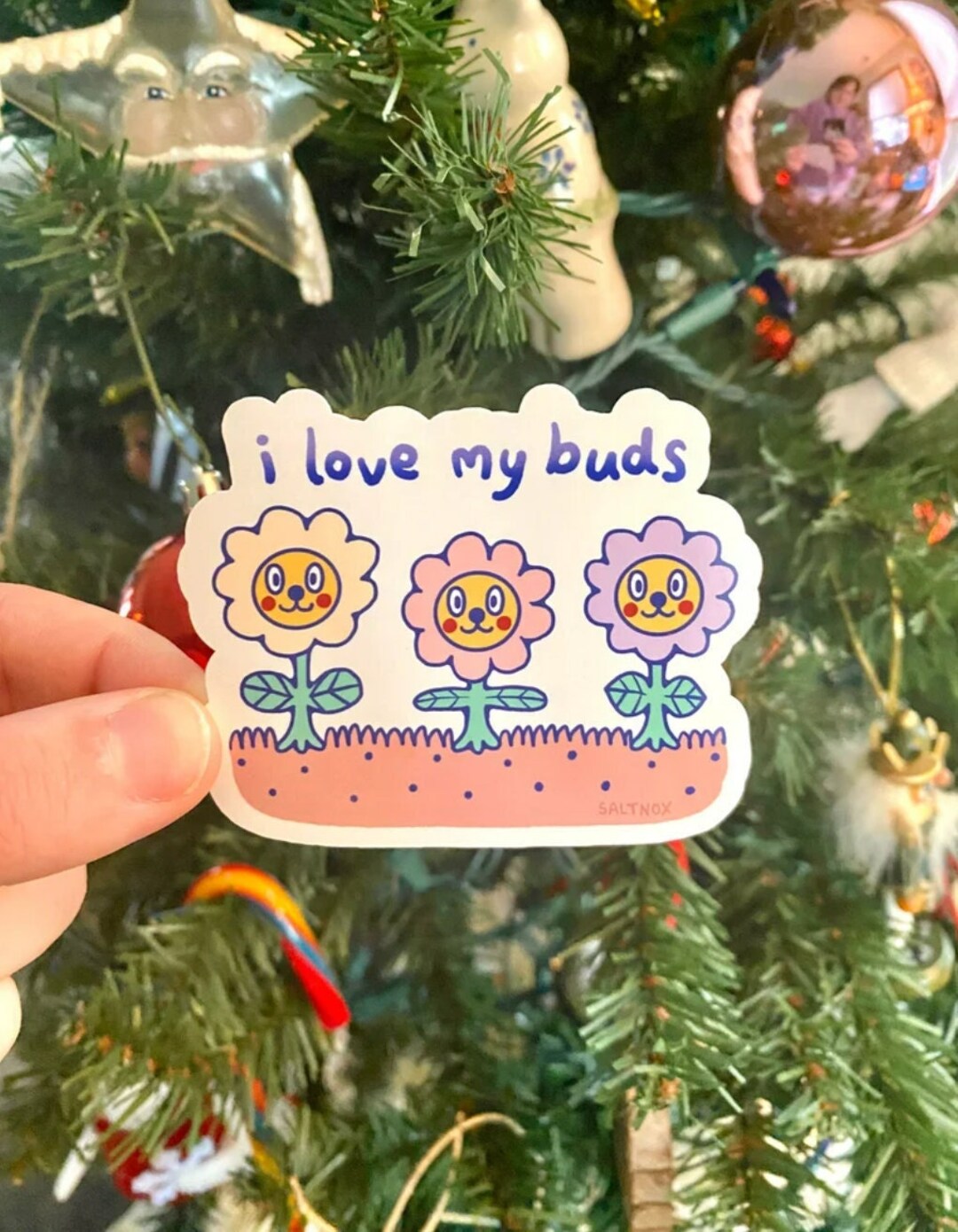 I Love My Buds Sticker - Etsy