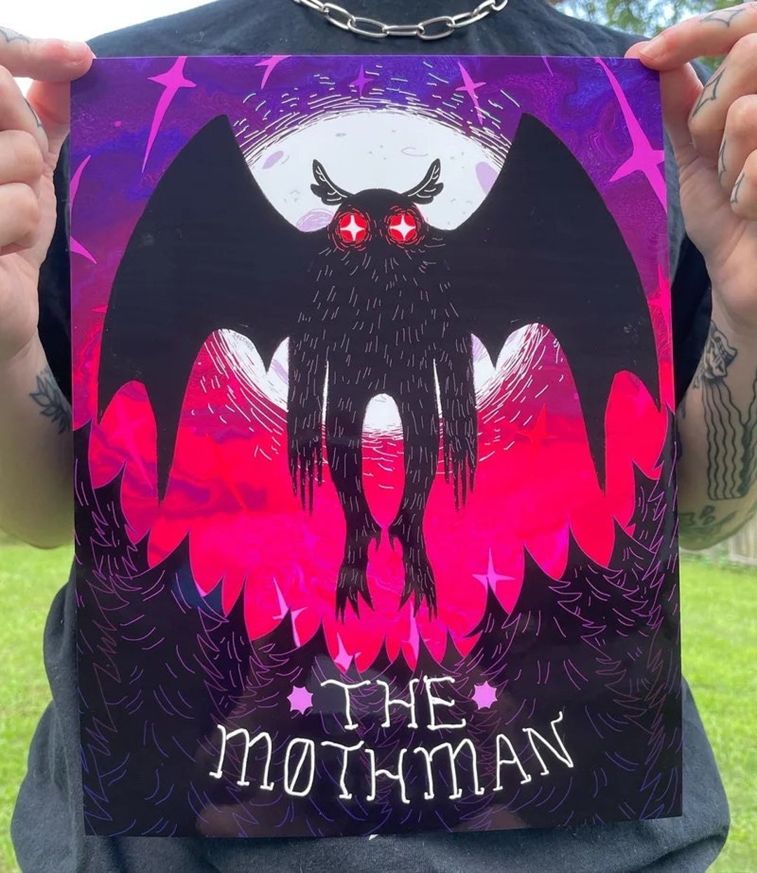 The Mothman Art Print 8.5" X 11" or 4x6" - Etsy